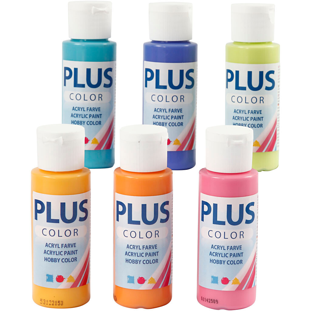 Plus Color hobbymaling black - 60 ml - Køb billigt på Grafical.dk