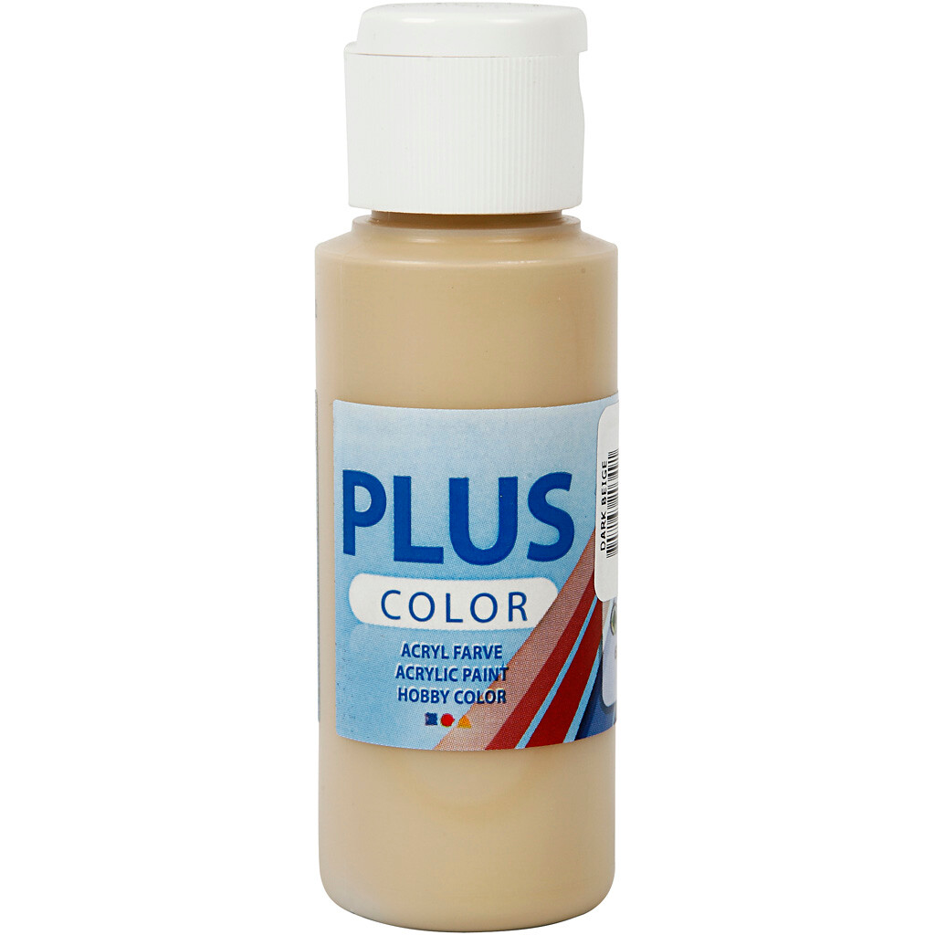 Plus Color hobbymaling, black, 250ml - Køb billigt på Grafical.dk