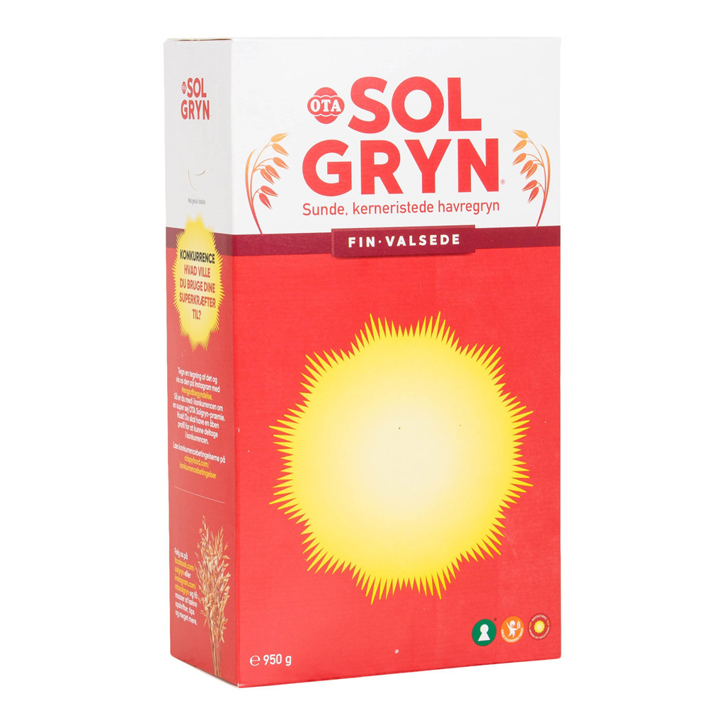 Havregryn Ota Solgryn 950 gr » Køb online hos LINDS.dk