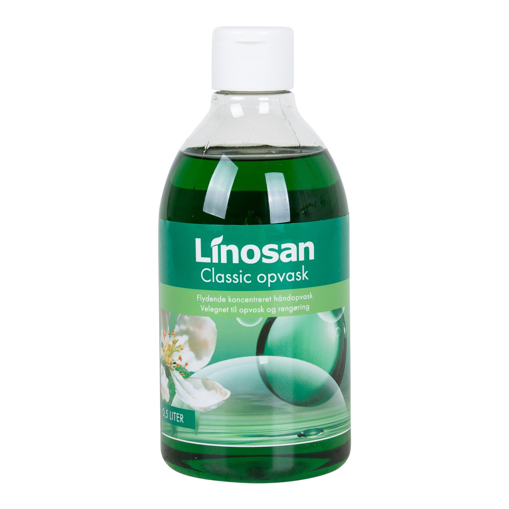 Linosan Classic Opvask 500 ml | Drøj i brug og mild mod hænderne