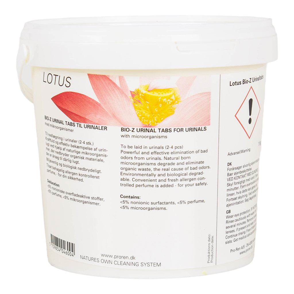 Urinaltabs Lotus Bio-Z | Slip for ildelugtende toiletter