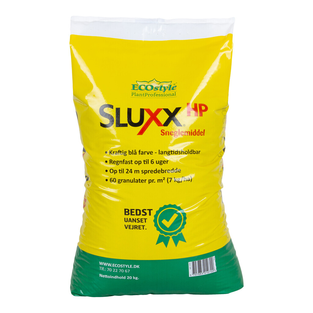 Sluxx Sneglegift 20 kg | Bekæmp effektivt snegle