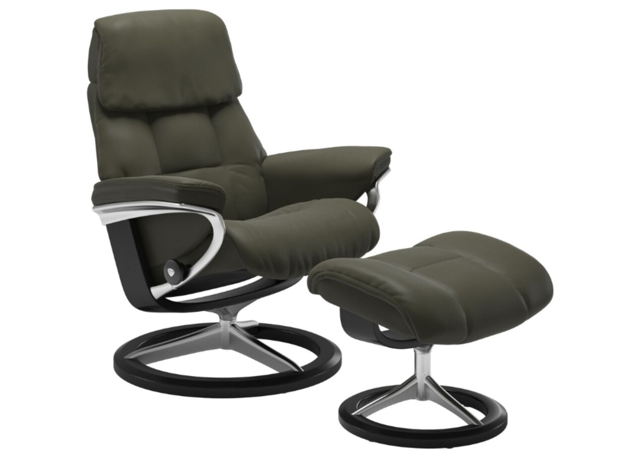 Nu på TILBUD - Stressless® Ruby lænestol + skammel - bolighuset.dk