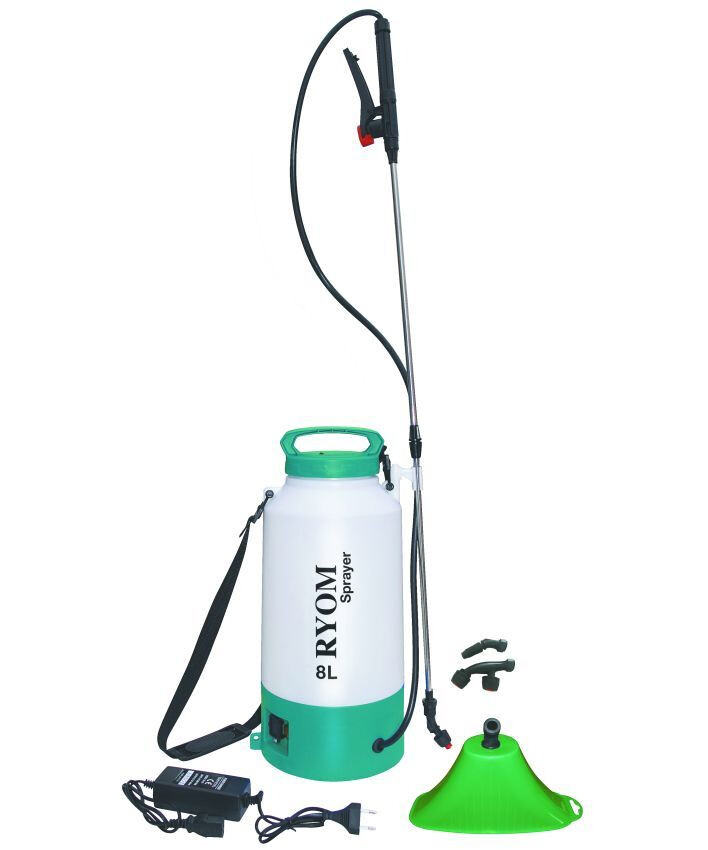 Tryksprøjter, rygsprøjter, forstøvere og tilbehør