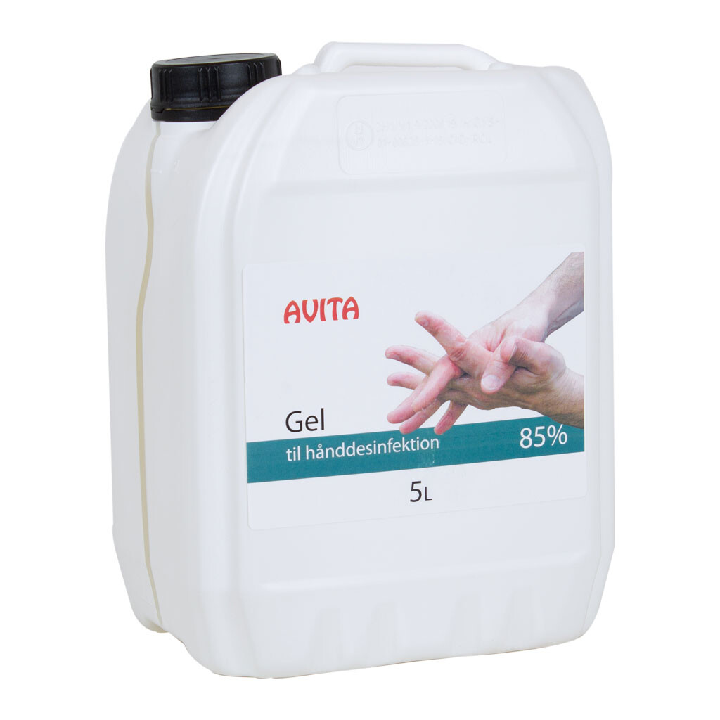 Hånddesinfektion Gel 85% 5 liter dunk | Parfumefri håndsprit