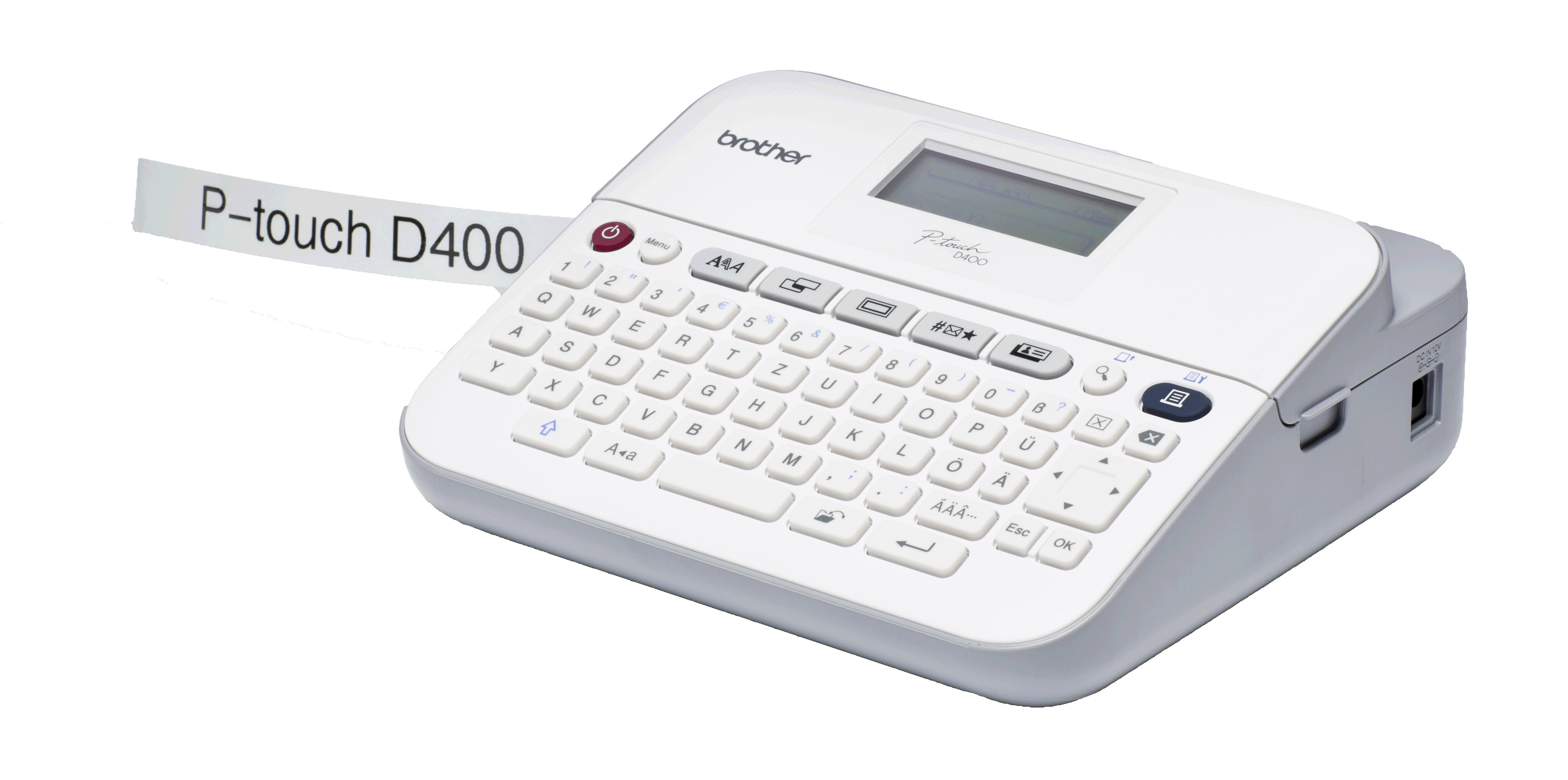 Labelprintere både Dymo, Brother P-Touch og QL-printere