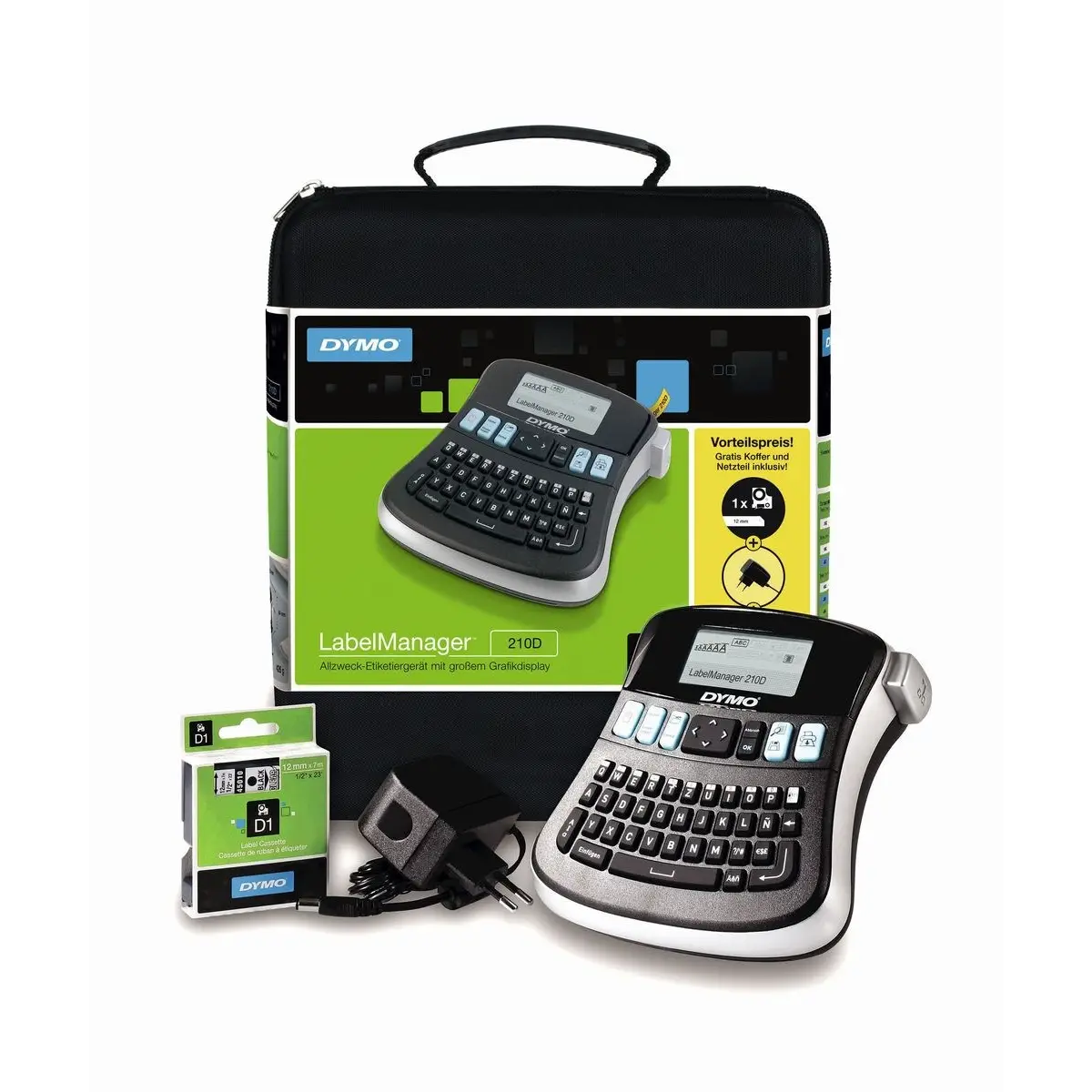 Dymo LabelManager 210D kit case - Køb billigt på Grafical.dk