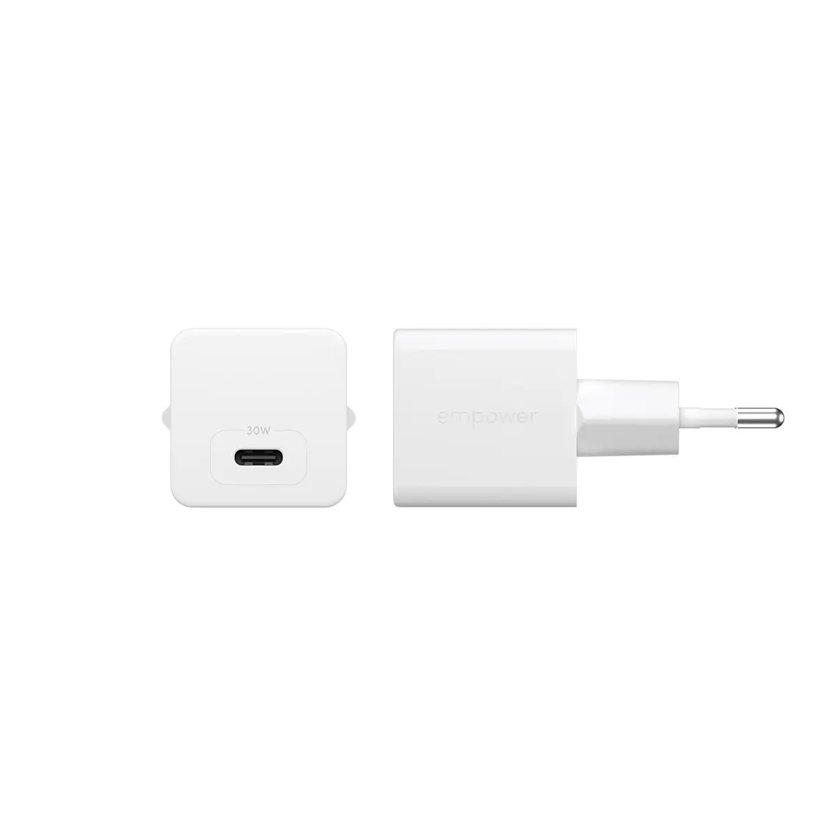 Oplader, Empower by PanzerGlass, Turbo, 30W, USB-C, EU stik, Hvid - Køb ...