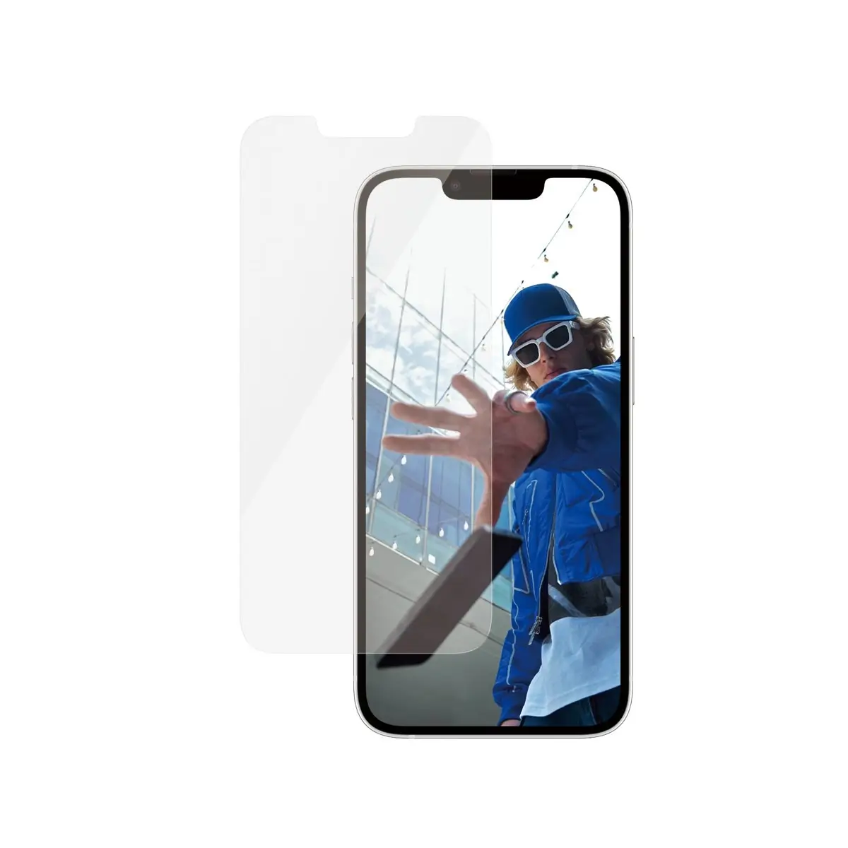 PanzerGlass PG iPhone 16e skærmbeskyttelse Classic Fit w. Aligner klar ...