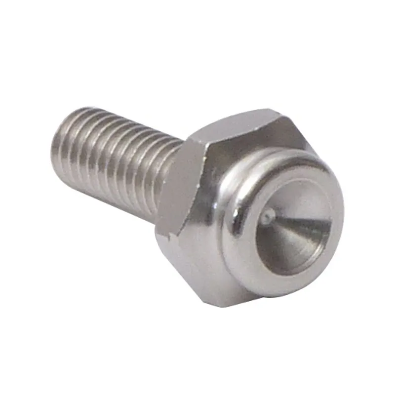 10 mm trykknap-adapter med M6 gevind