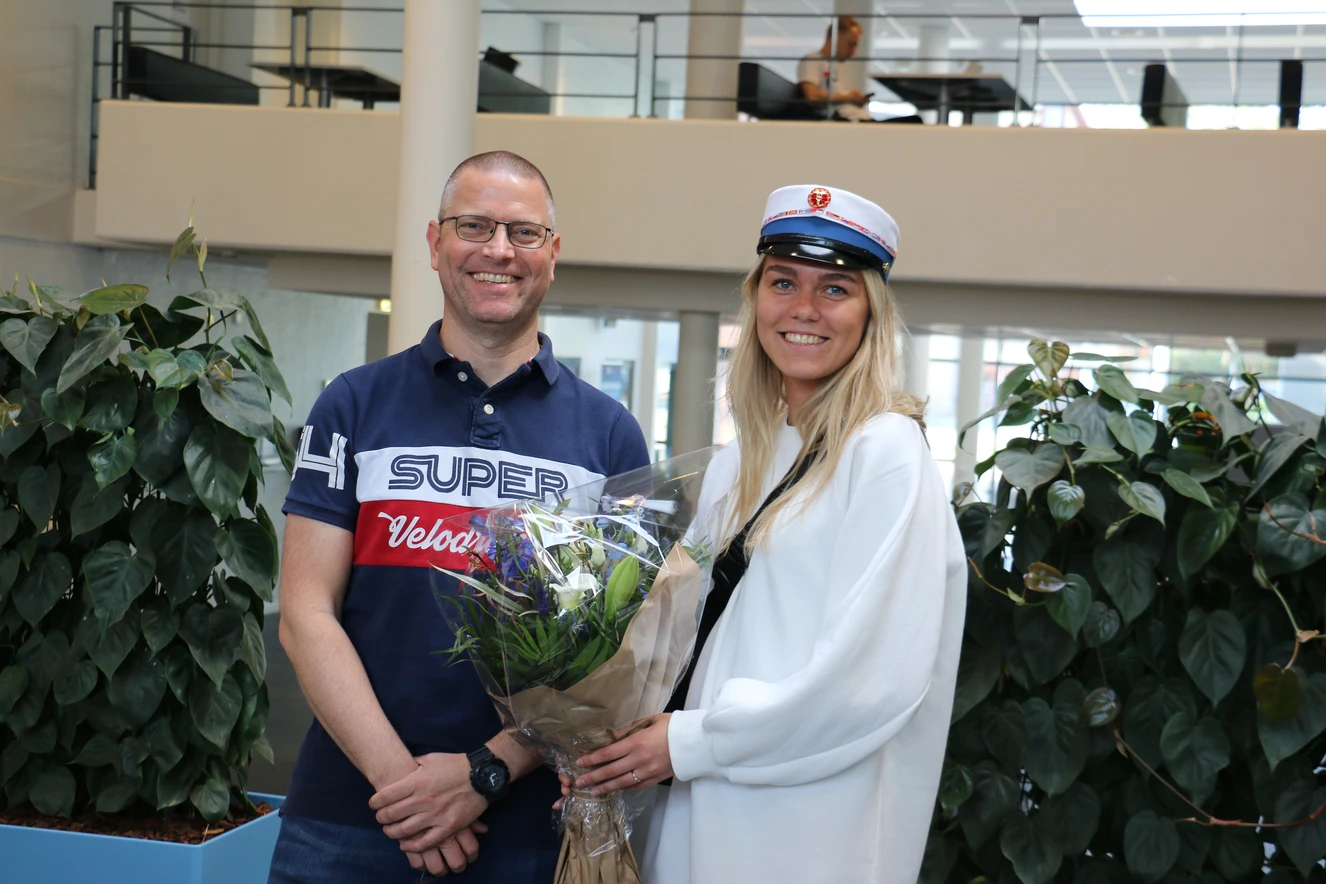 Årets første student kommer fra HHX i Saxogade