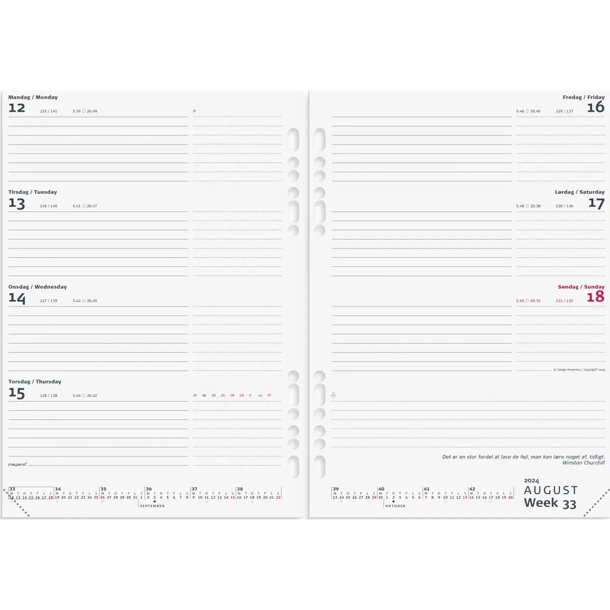 Ugekalender 2024 - Største udvalg af kalender med uger