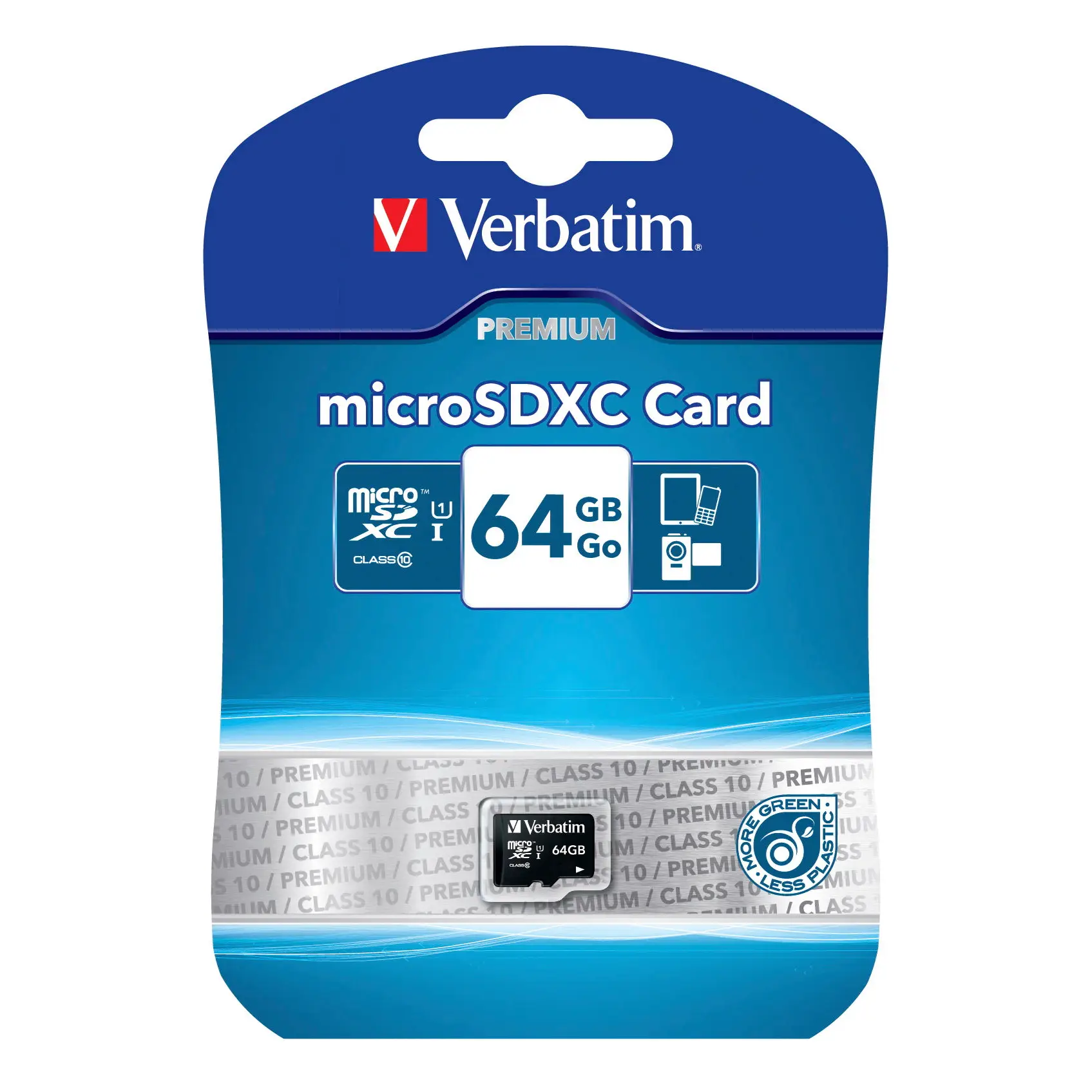 Micro SD kort 64GB Verbatim XC 44014 PRO Class 10 - Køb billigt på ...