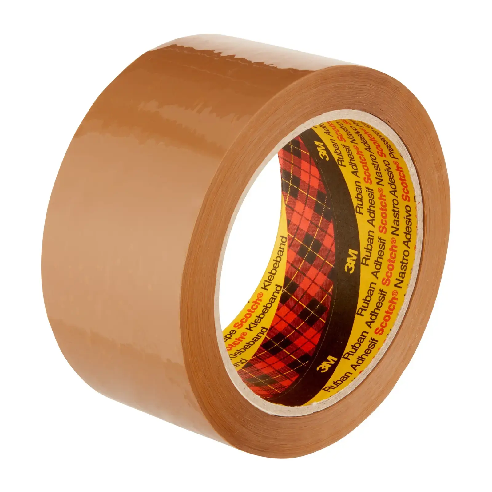 Pakke tape - 3M Tape - 50mmx66m - Brun - 371 - 6 stk - Køb billigt på ...