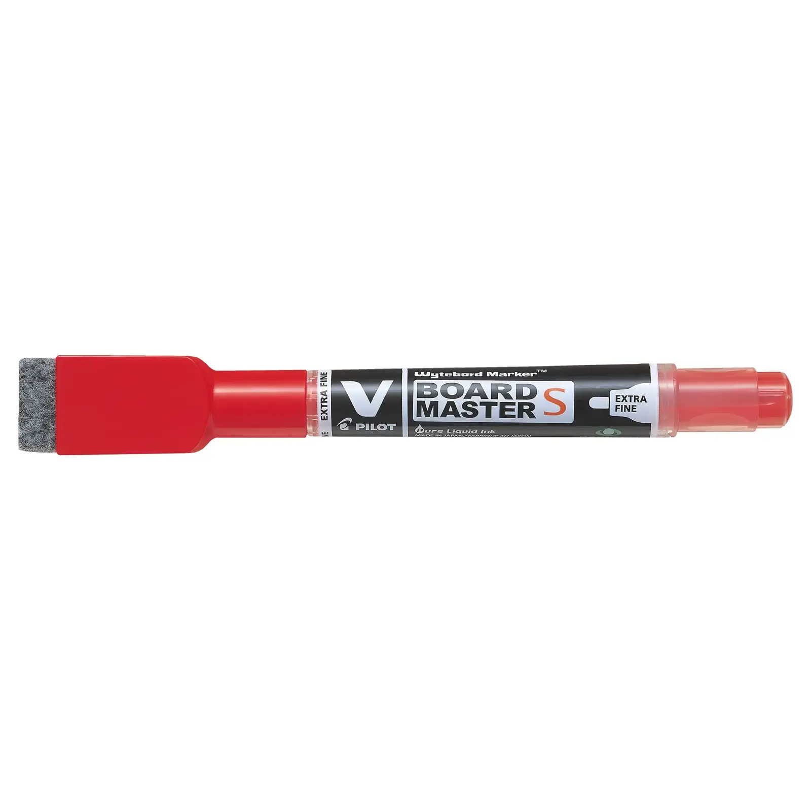 Whiteboard Marker - Pilot V Board Master Rød m Viskelæder og Magnet ...