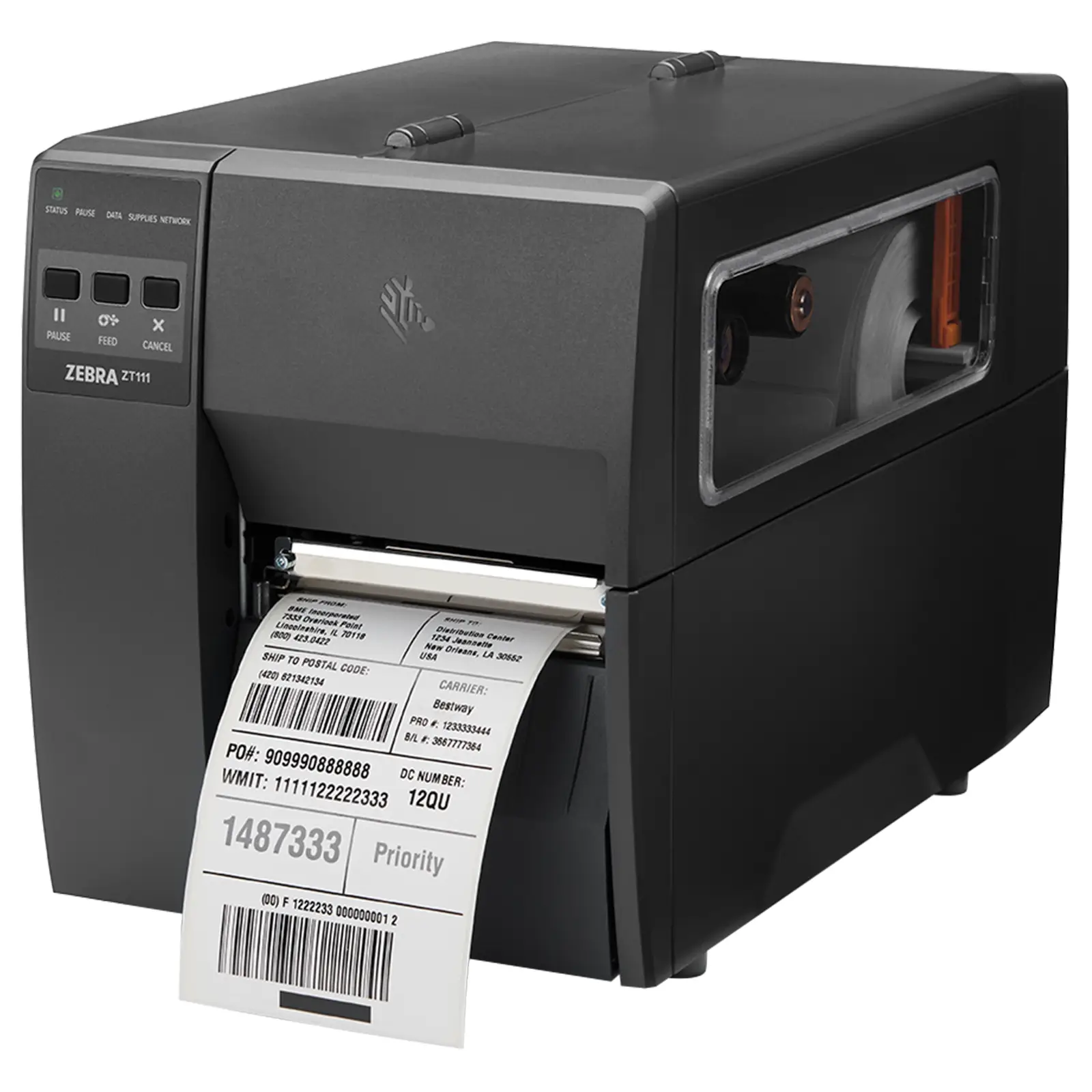 Fragtlabel printer, Zebra ZT111, 8 dots/mm EPL/ZPL/USB/RS232/BT(BLE)/Ethernet