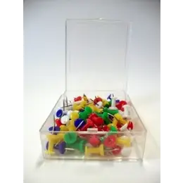 Kortnåle - Büngers Push Pin 20 mm - Assorterede Farver - 100 stk - Køb ...