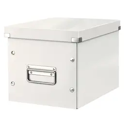 Leitz Storage Box Click&Store Cube M White - Køb billigt på Grafical.dk