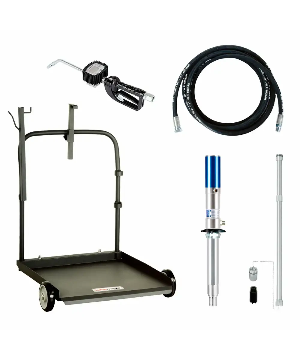 Flowconcept Komplet Oliesæt Med Olievogn Og 3:1 Pumpe