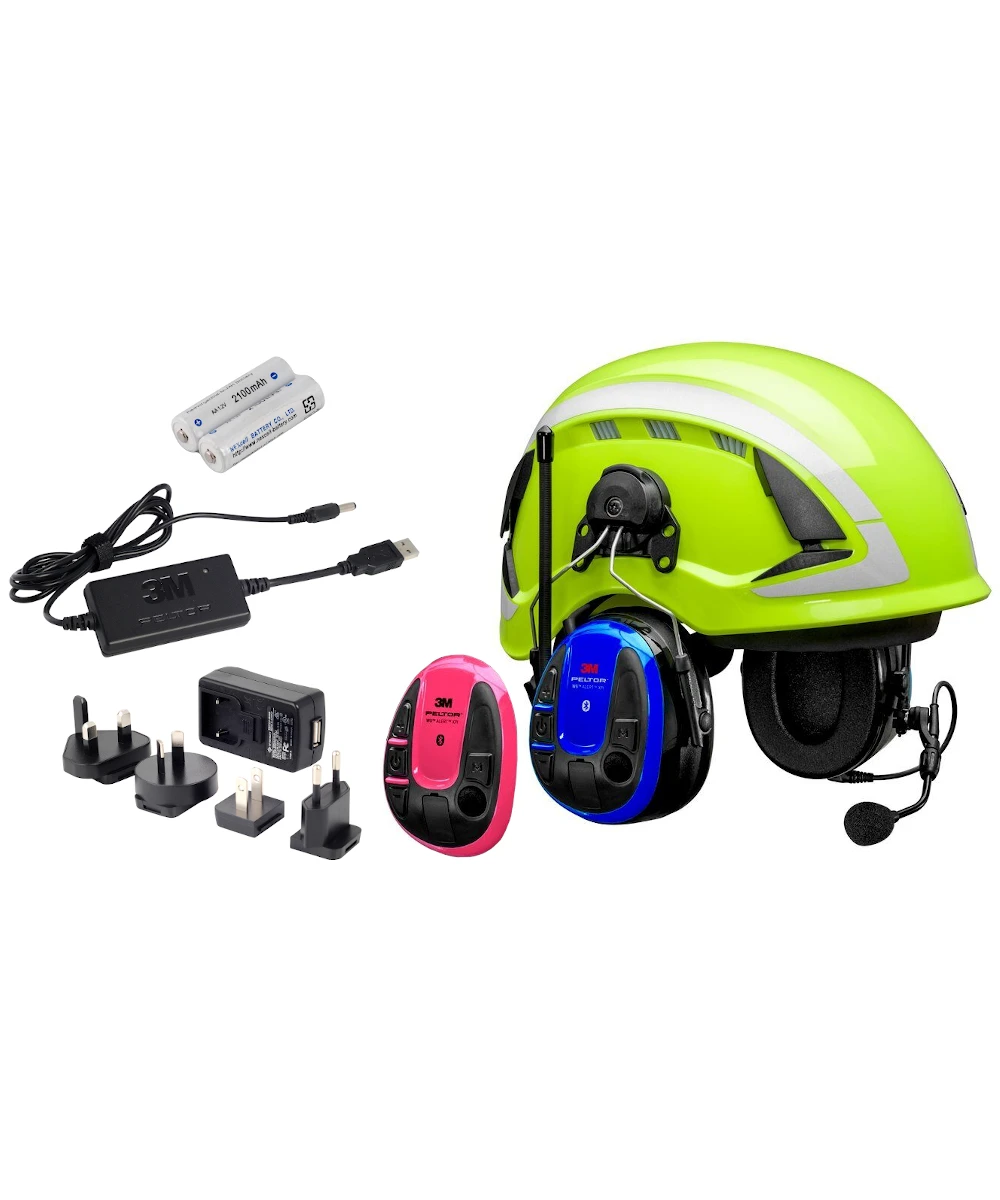 3M Peltor WS Alert XPI høreværn til hjelm m/ Bluetooth Multipoint