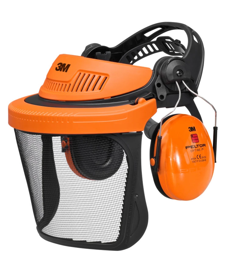 3M G500V5CH pandeskjold m/ visir og høreværn