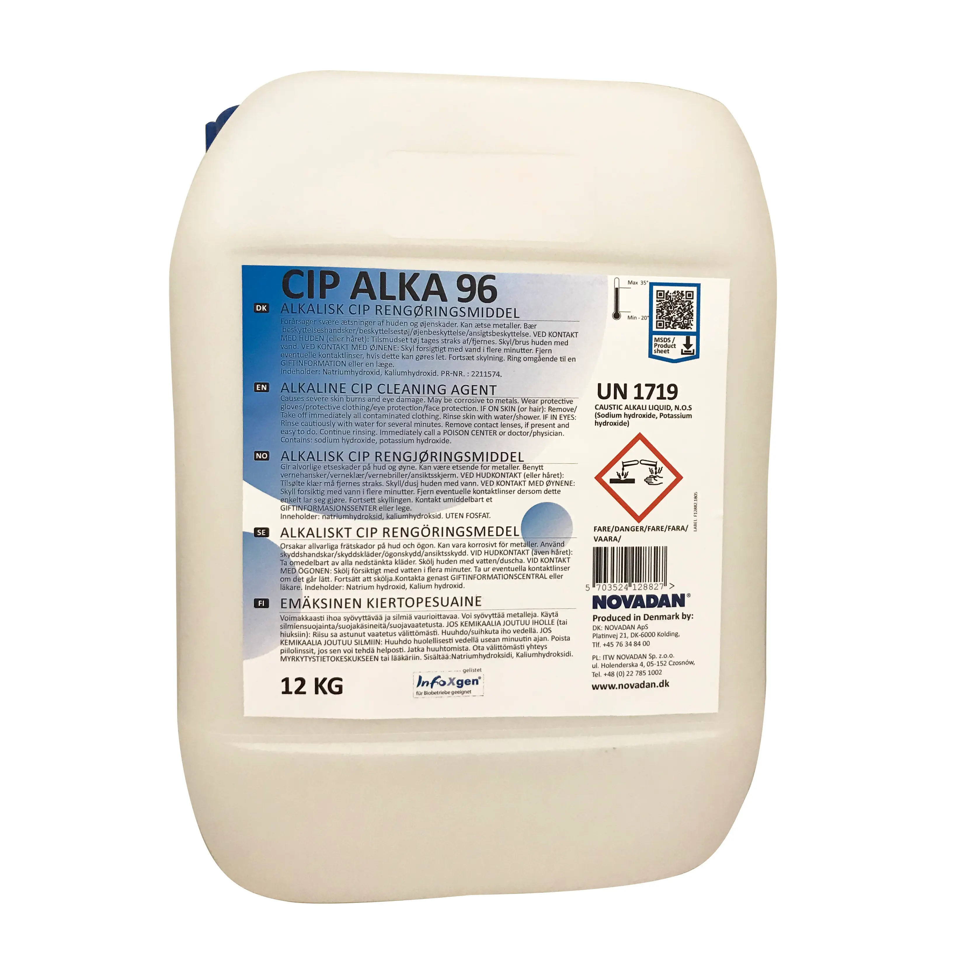 Grundrengøring - CIP Alka 96 - 12 kg - Køb billigt på Grafical.dk