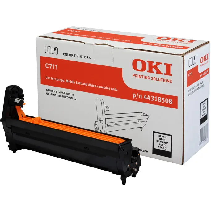 OKI C711, Drum, Sort, 20.000 sider - Køb billigt på Grafical.dk