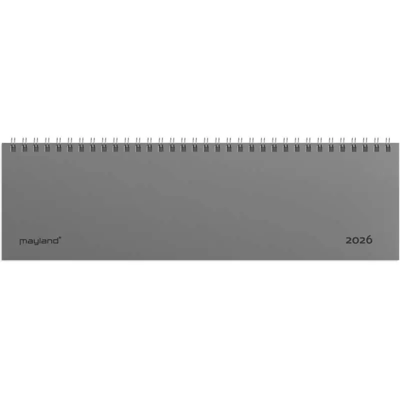 Kalender, Mayland, Day year: 2026, Grå, 1 stk,, FSC Mix Cred