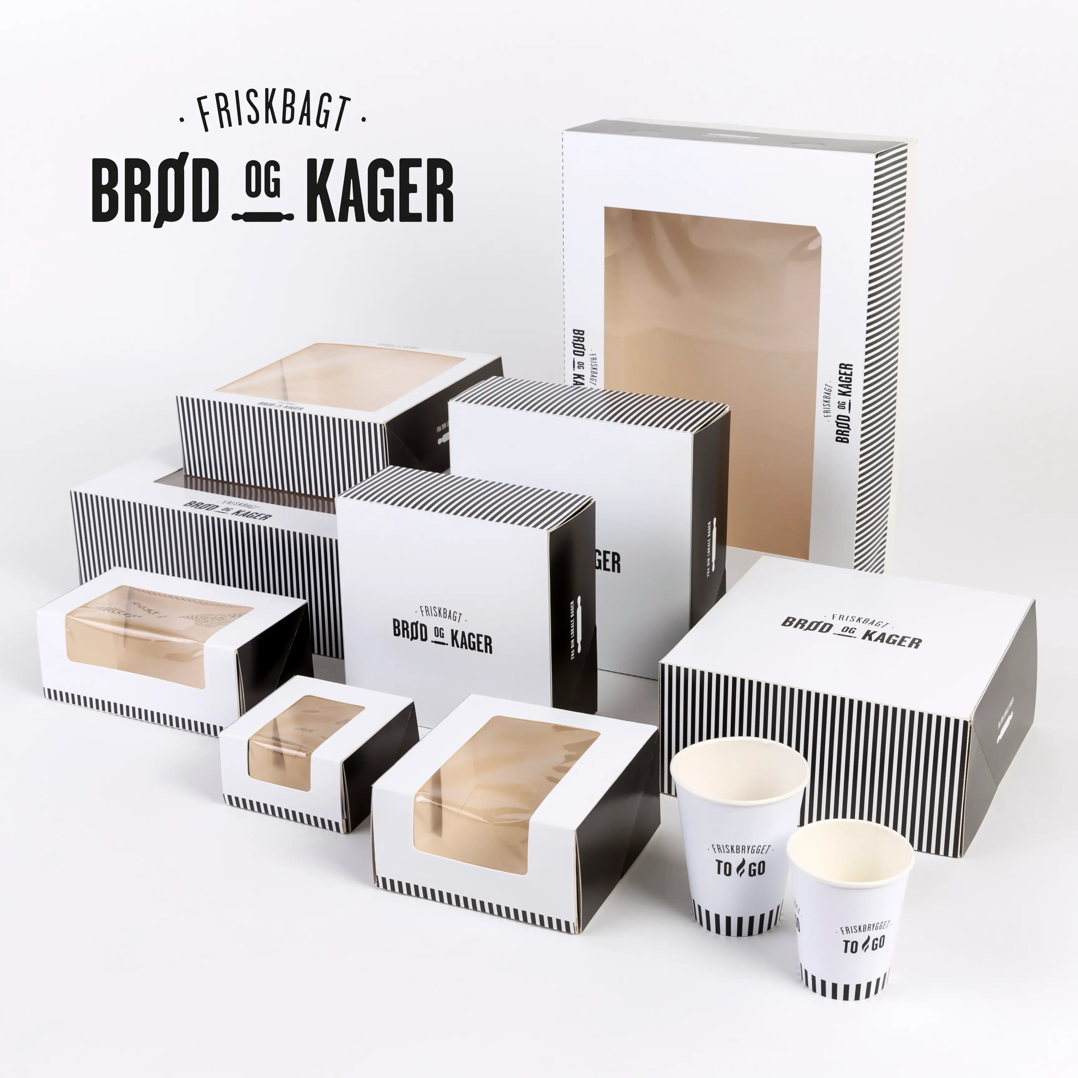 Bagerpose 2,5 kg ribbet brun Friskbagt brød og kager - 1000 stk - Køb ...