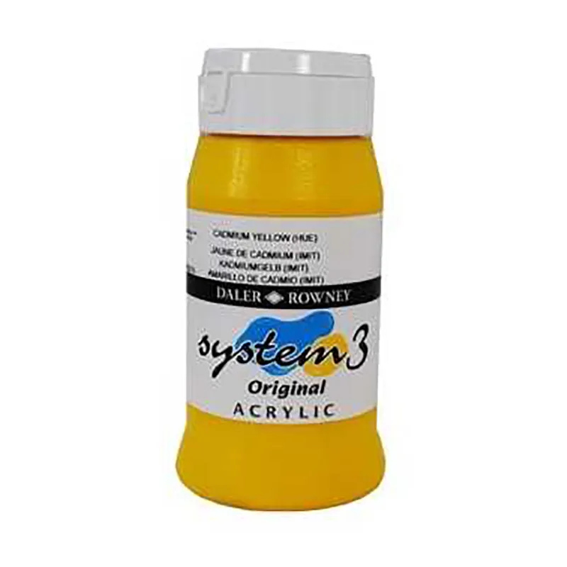 Daler Rowney System 3 - Cadmium Yellow 500 ml