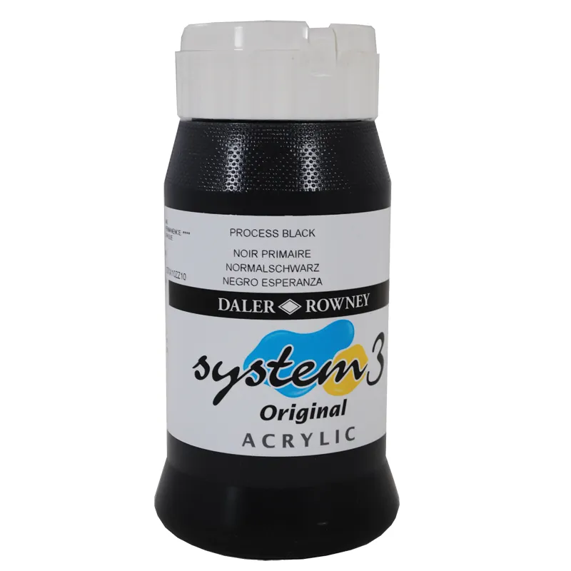 Daler Rowney System 3 - Process Black - 500 ml