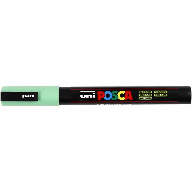 Posca marker PC-3M Light green, markeren til alt