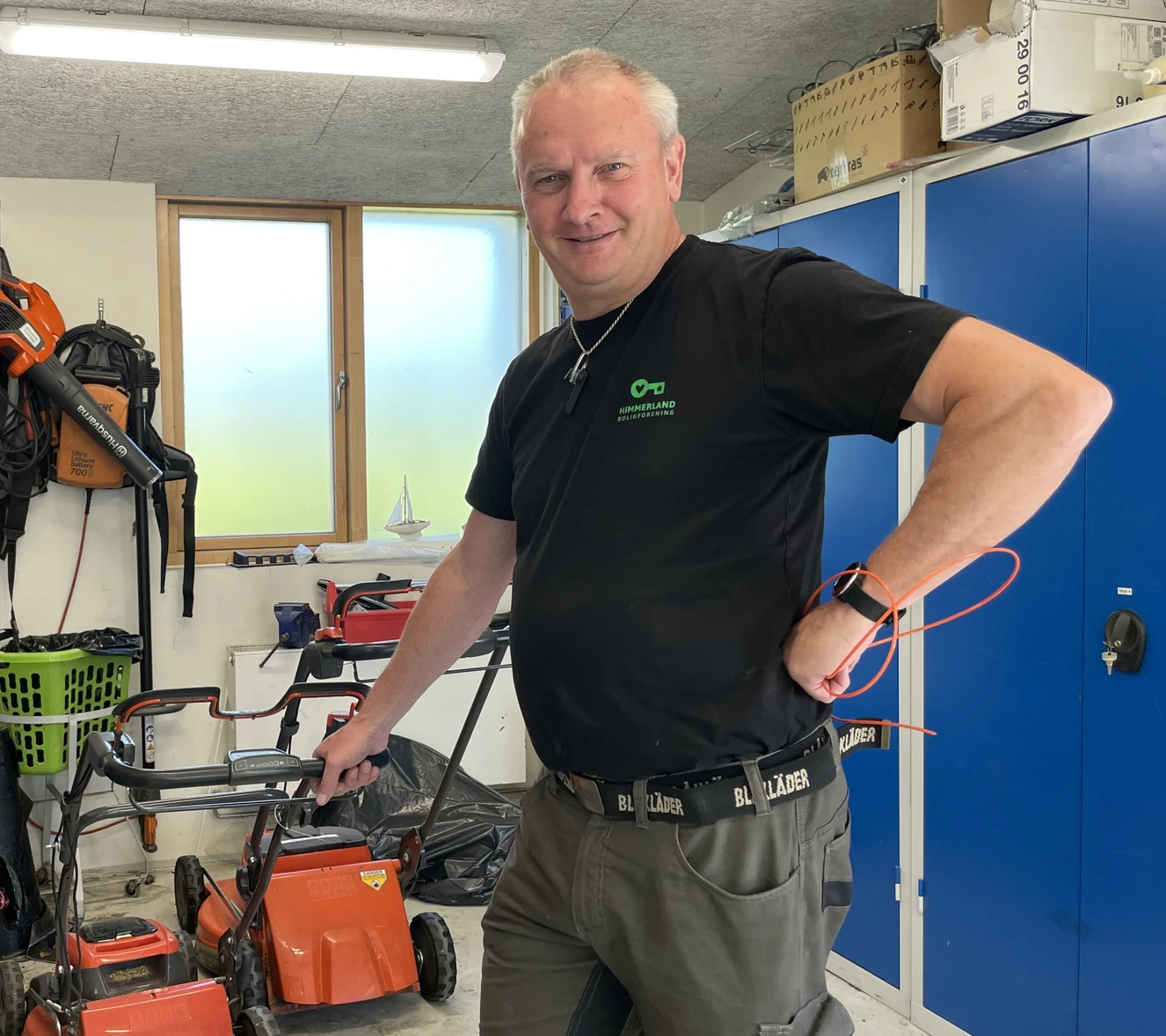 Karsten er glad for sit arbejde