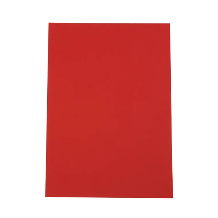 A2 karton i den flotteste røde farve - 100 ark, 180 gram