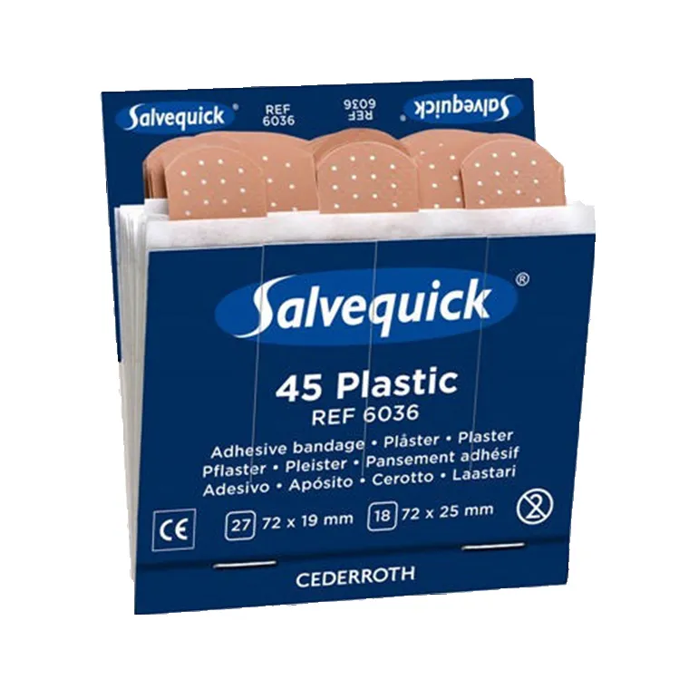 Cederroth Salvequick Plastplaster - 240 plastre i alt