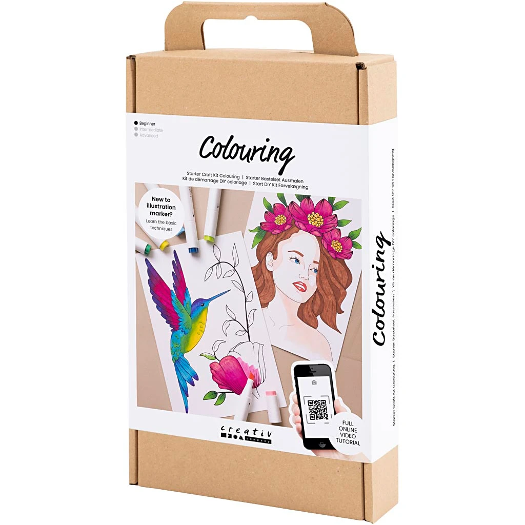 Kreakasse DIY Kit Farvelægning Tegnetusch - 1 pakke » Køb billigt på ...