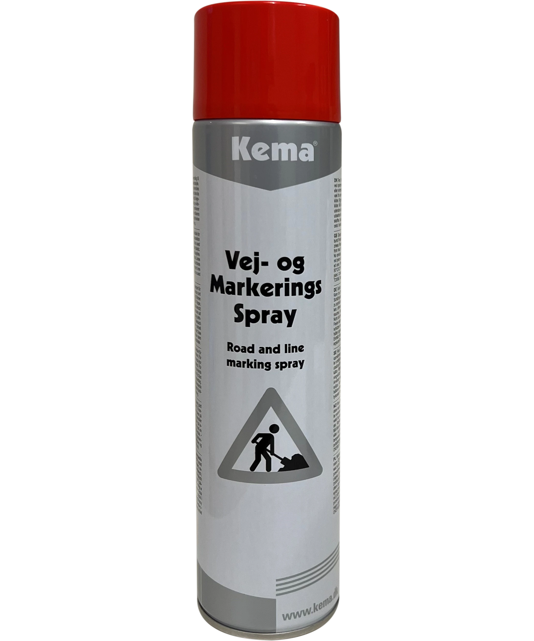 Kema Vej- og Markeringsfarve Spray Rød 600 ml