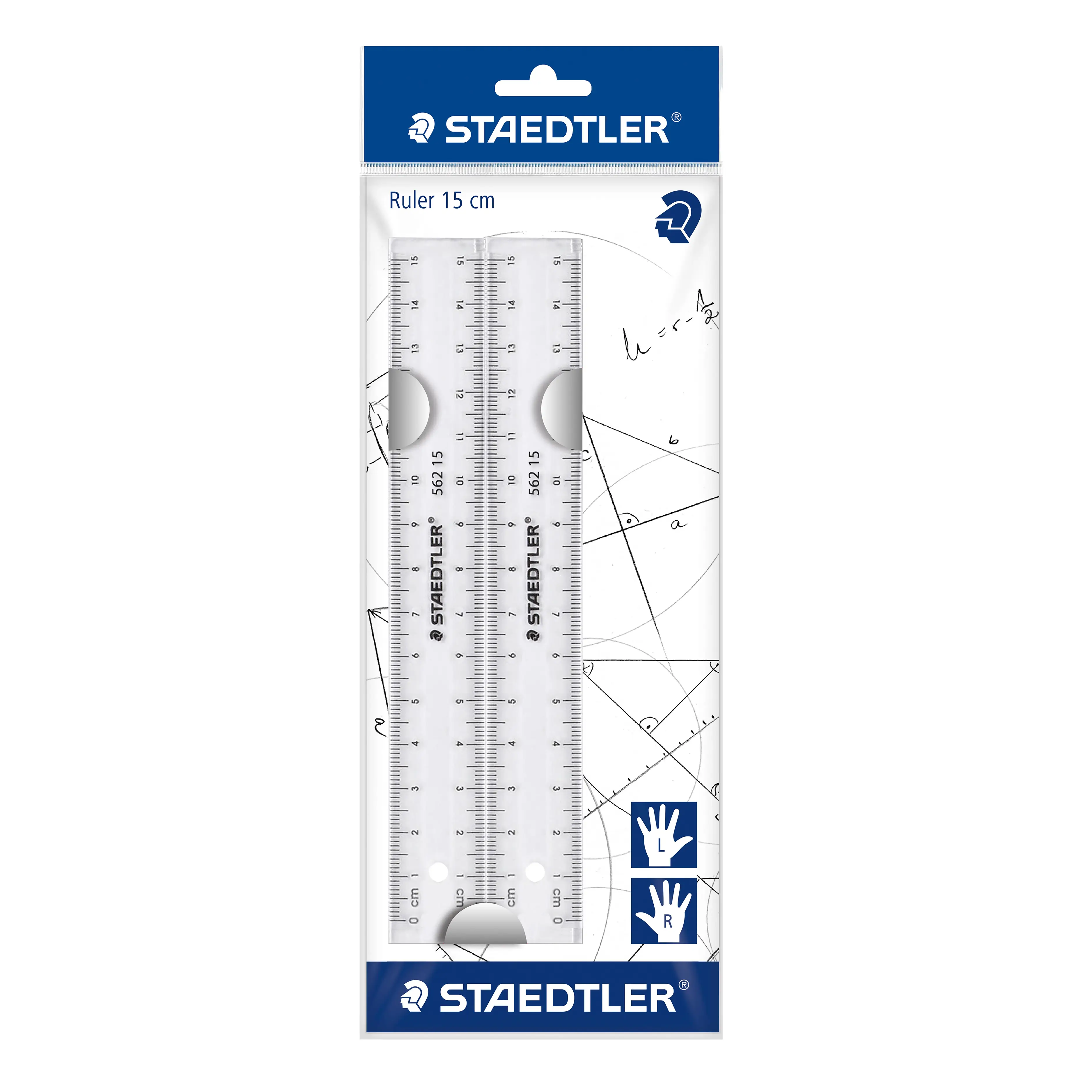 Lineal – 15 cm – transparent – Staedtler – 2 stk - Køb billigt på ...