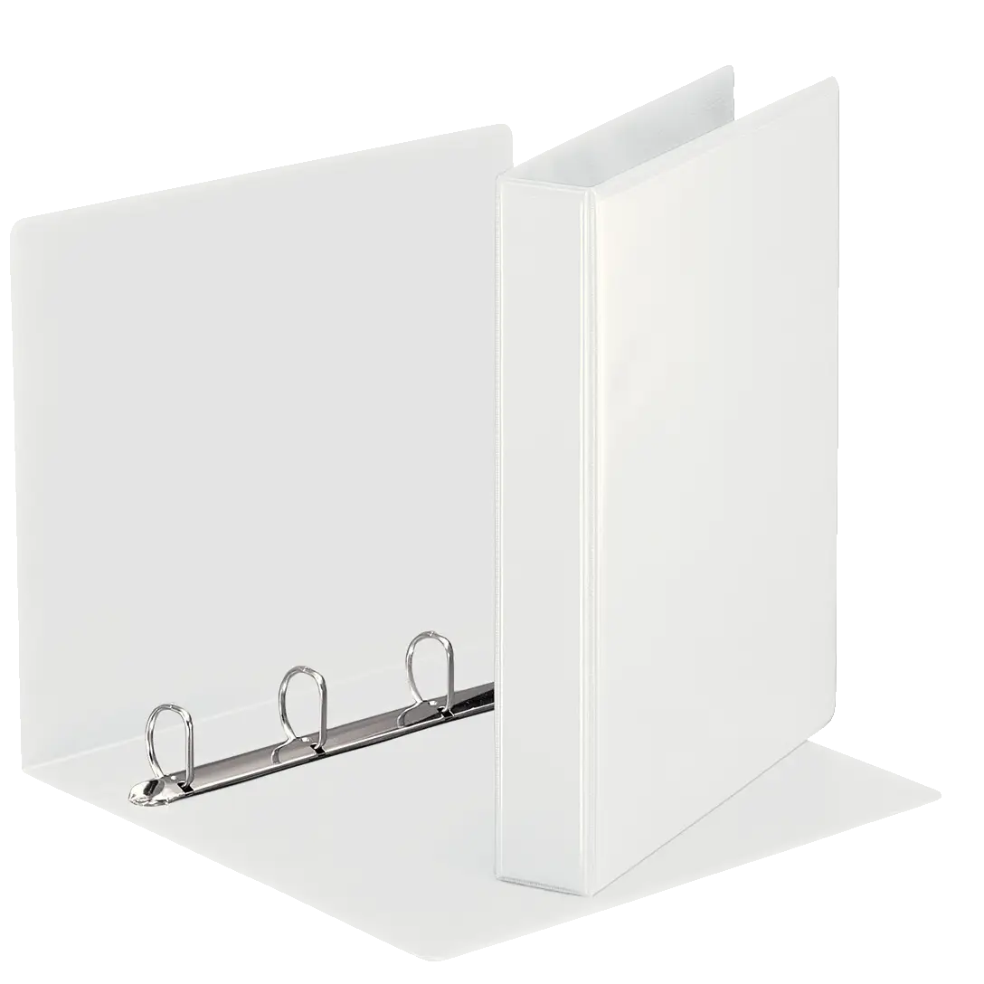 A4 ringbind 51 mm ryg 4 ringe Hvid hobbymappe Esselte 49703 - 10 stk ...