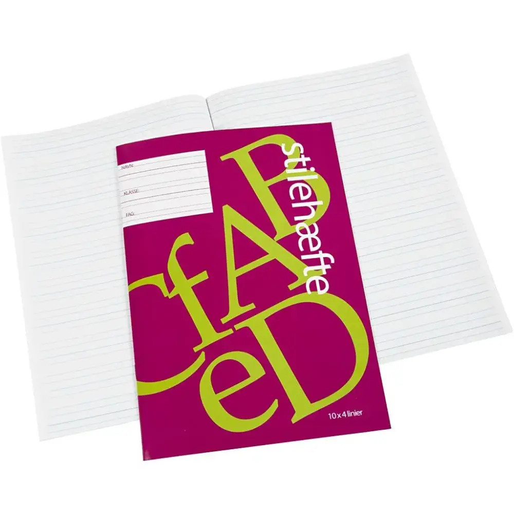 Stilehæfte A4 str. 21x29,7 cm 32 - 25 stk pr. pakke - Køb billigt på ...
