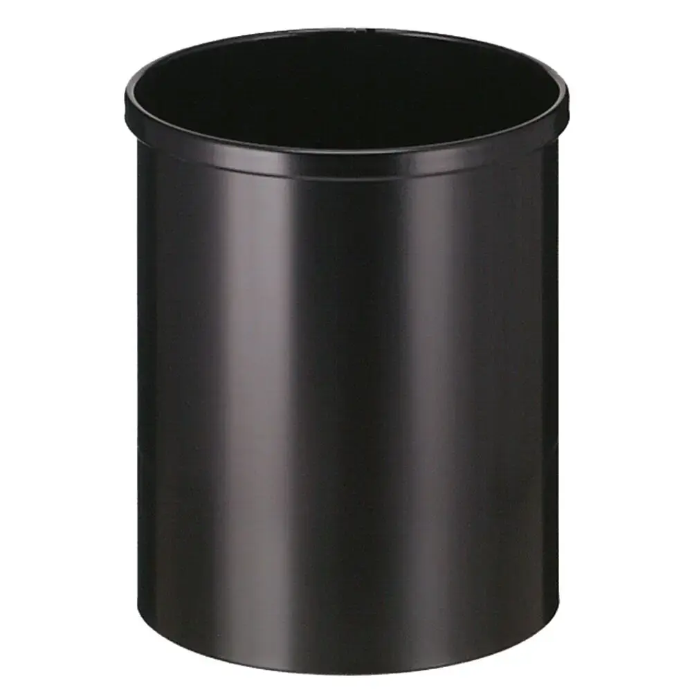 Affaldsspand metal, sort, 15 l - Køb billigt på Grafical.dk