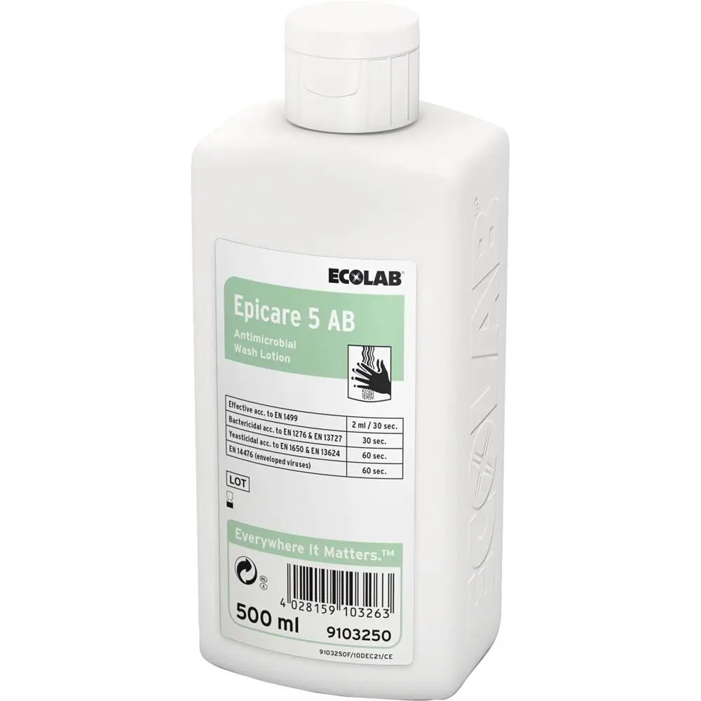 Håndsæbe - Ecolab Epicare 5C - 500 ml - Uden farve og parfume - 6 stk ...