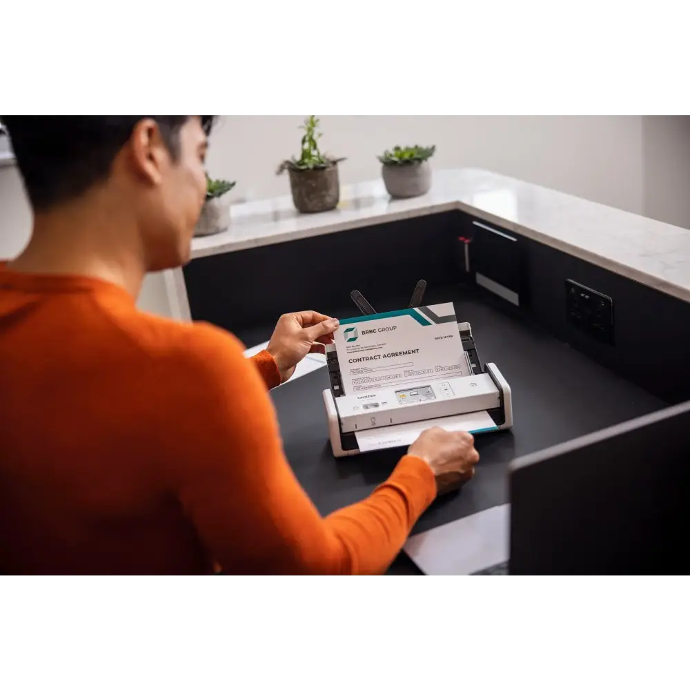 Scanner Brother ADS-1800W Compact Document Scanner Duplex, Wi-Fi, LCD ...