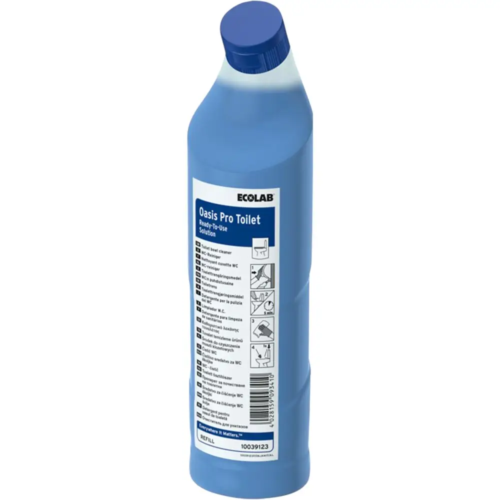 Bruseflaske tom Ecolab BTL 750 ml - Oasis Pro toilet refill - 6 stk ...