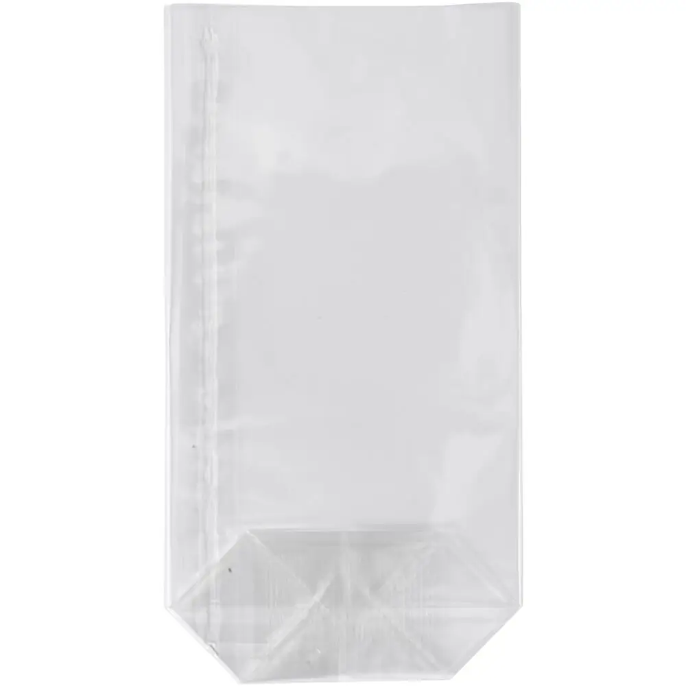 Cellofanposer 19x10cm klar OPP 10x19cm med klodsbund uden pap - 1000 stk