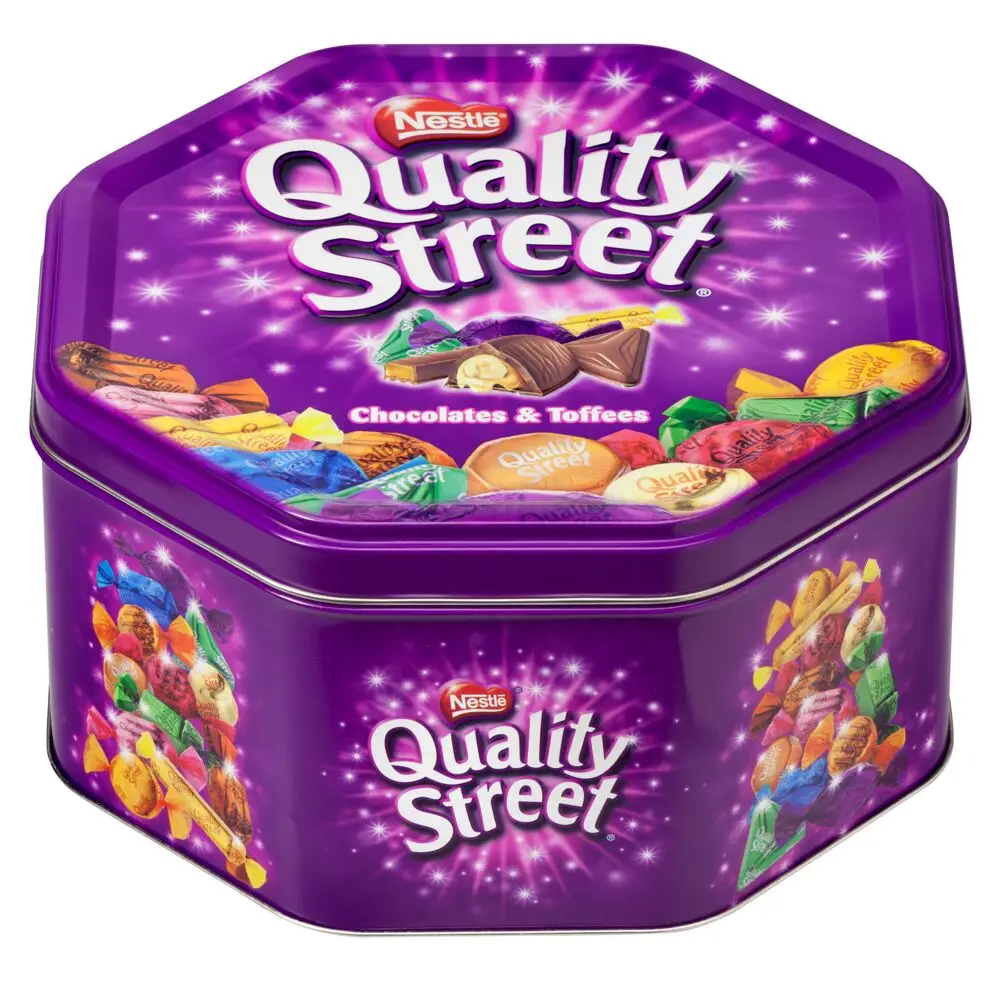 Chokolade, Nestlé Quality Street, 2,5 kg - 4 dåser - Køb billigt på ...