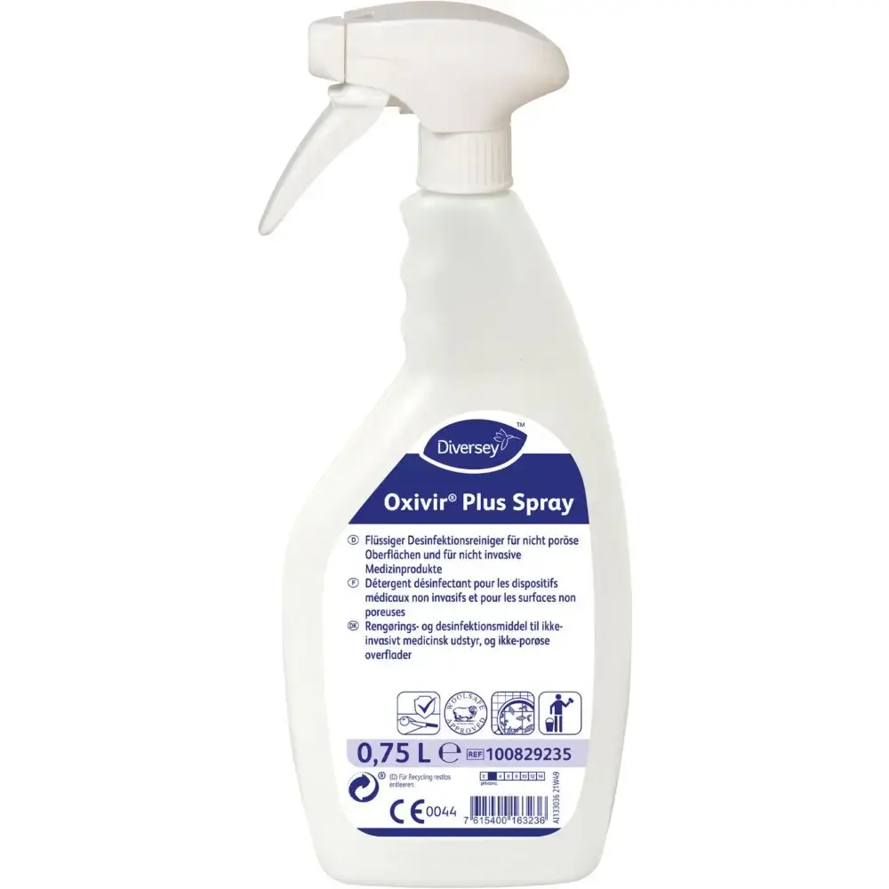 Desinfektion, Diversey, Oxivir Plus Spray, 750 ml - 6 stk - Køb billigt ...