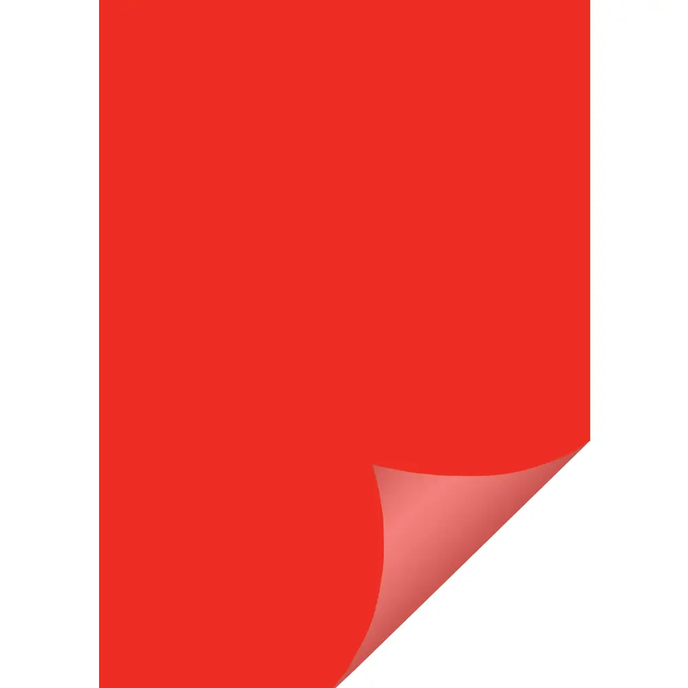 Farvet papir A4 130g Büngers rød (50) - Køb billigt på Grafical.dk