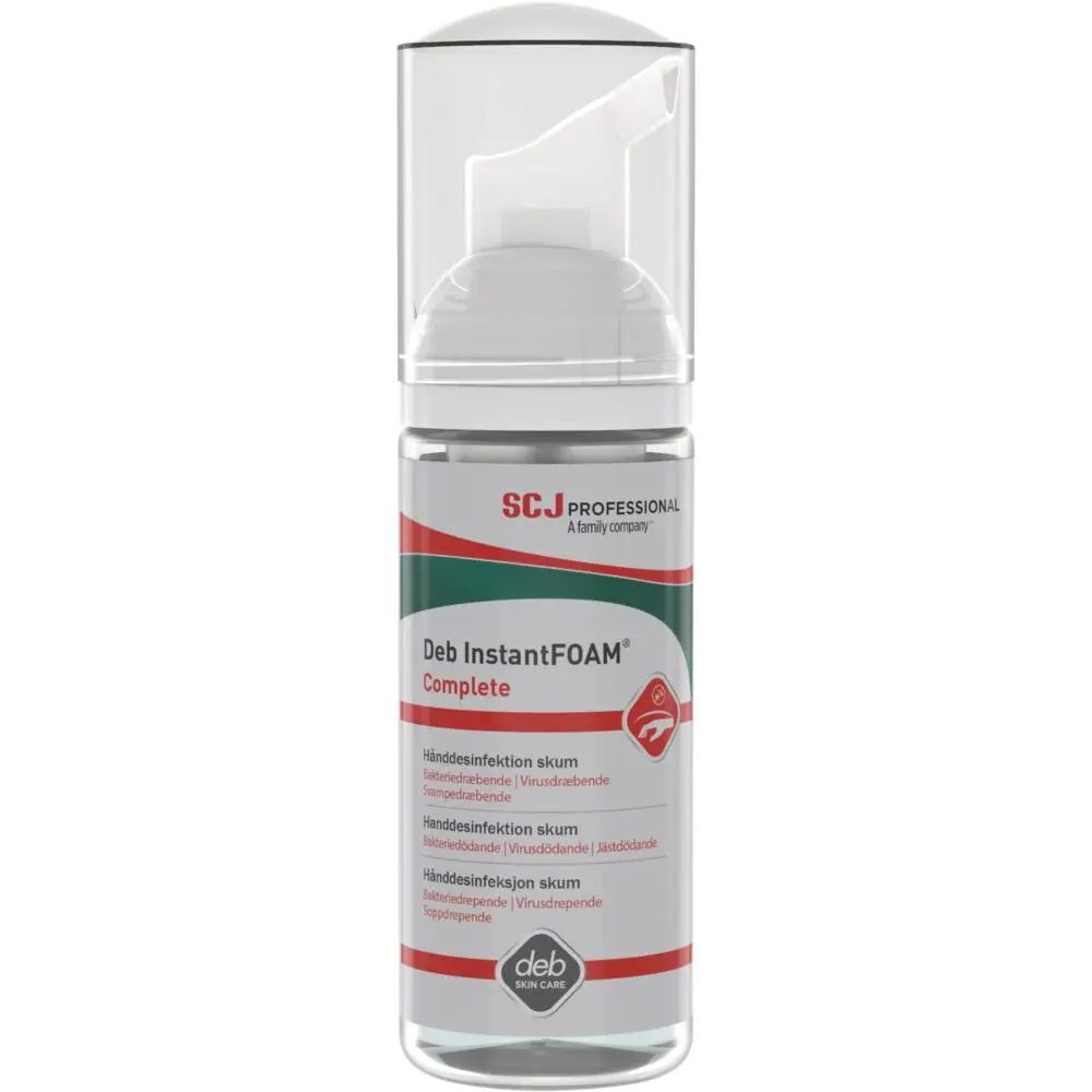 Hånddesinfektion - SC Johnson InstantFOAM Complete 47ml - 80% Ethanol ...