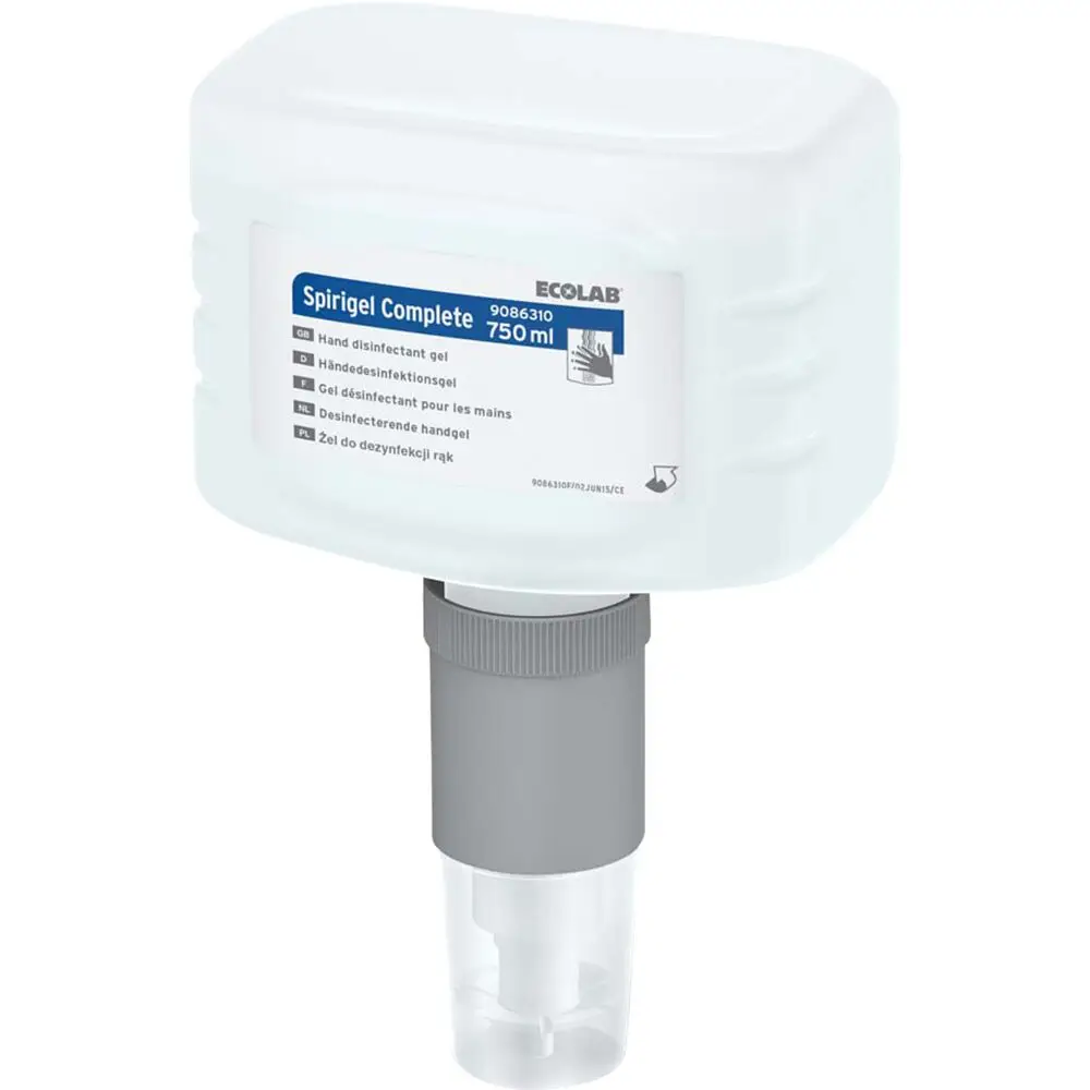 Hånddesinfektionsgel Ecolab Spirigel Complete 750 ml 85% ethanol - 6 stk